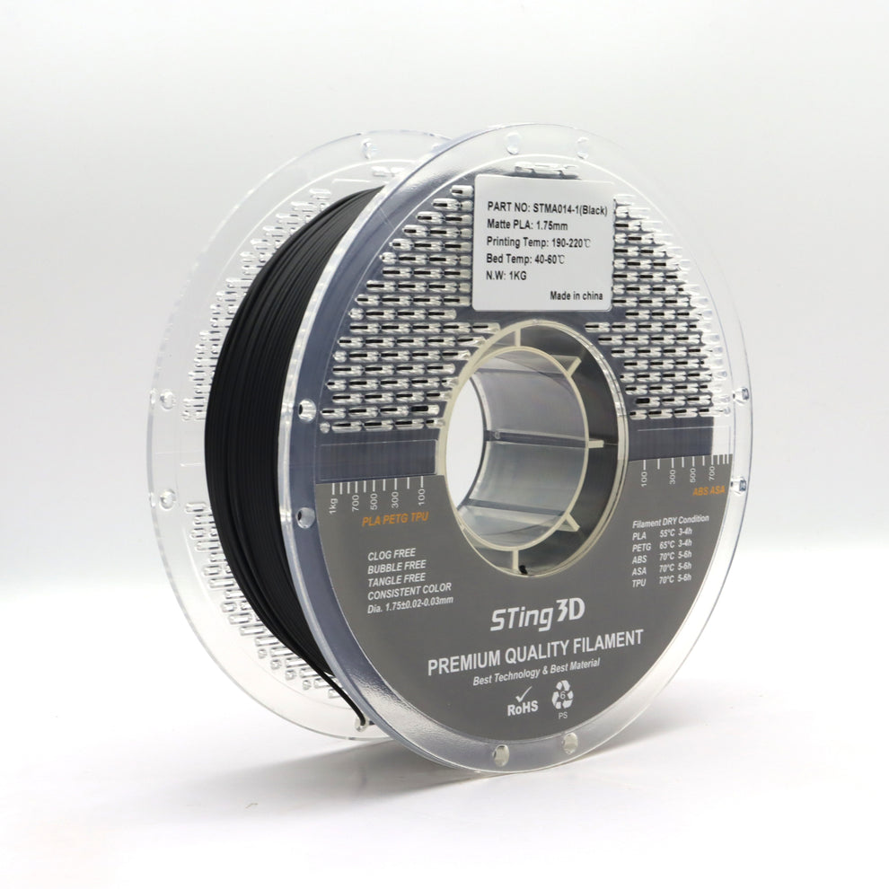 PLA Matte - Black – Akku Technology