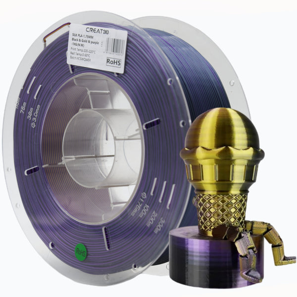 PLA Silk - Black & Gold & Purple – Akku Technology