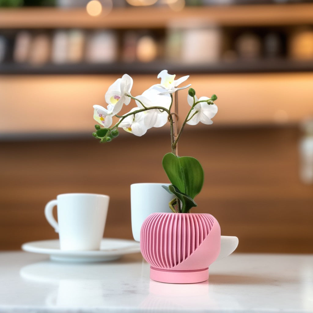 Narvo - Stylish 3D Printed Planter, Perfect for Indoor Modern Home Dec – Akku Technology